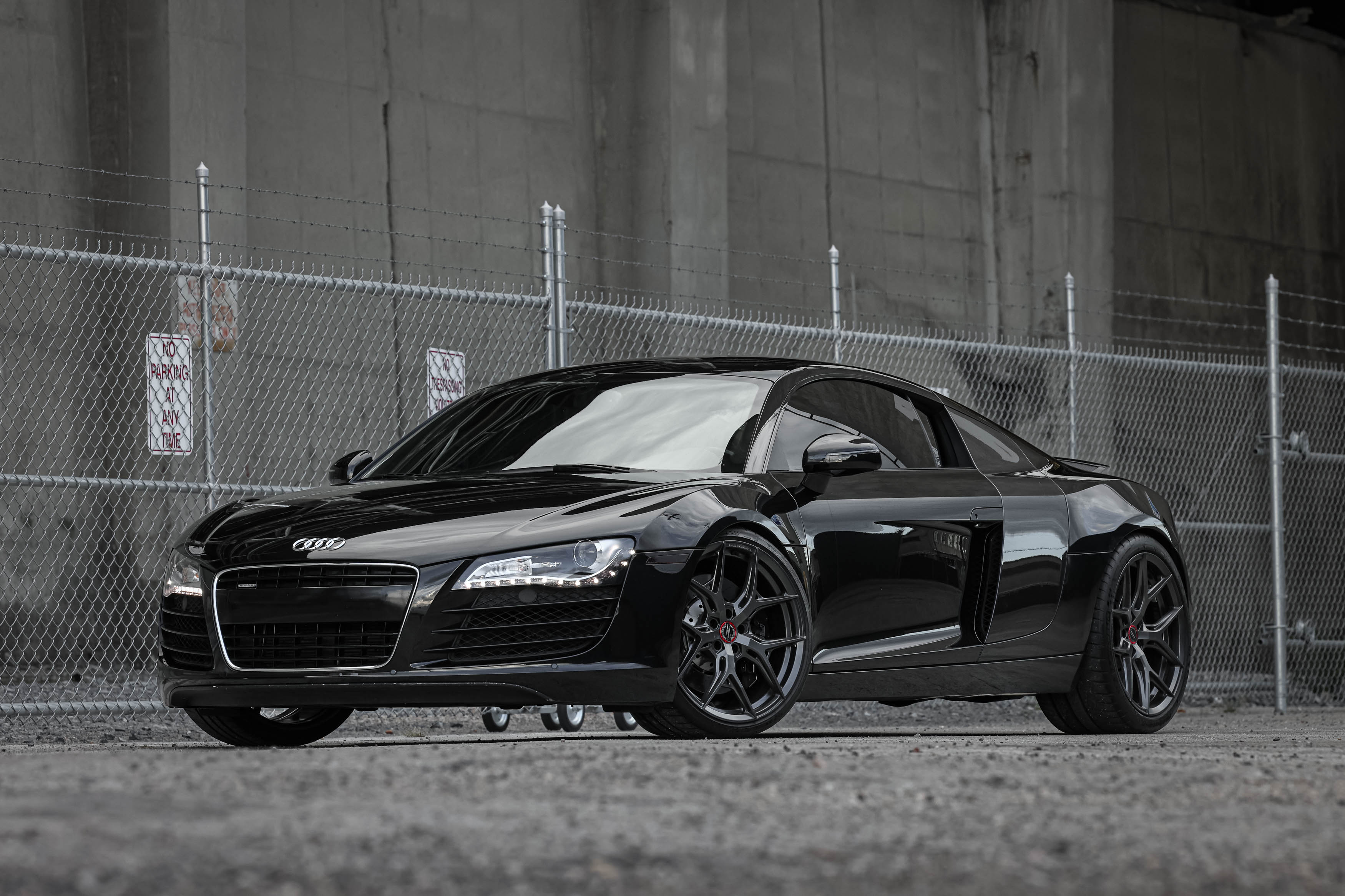 Audi R8 Spyder Matte Black