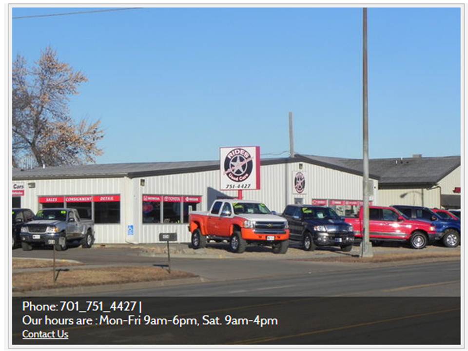 Rides Auto Sales & Customs in Bismarck, ND | Cars Available | Autotrader