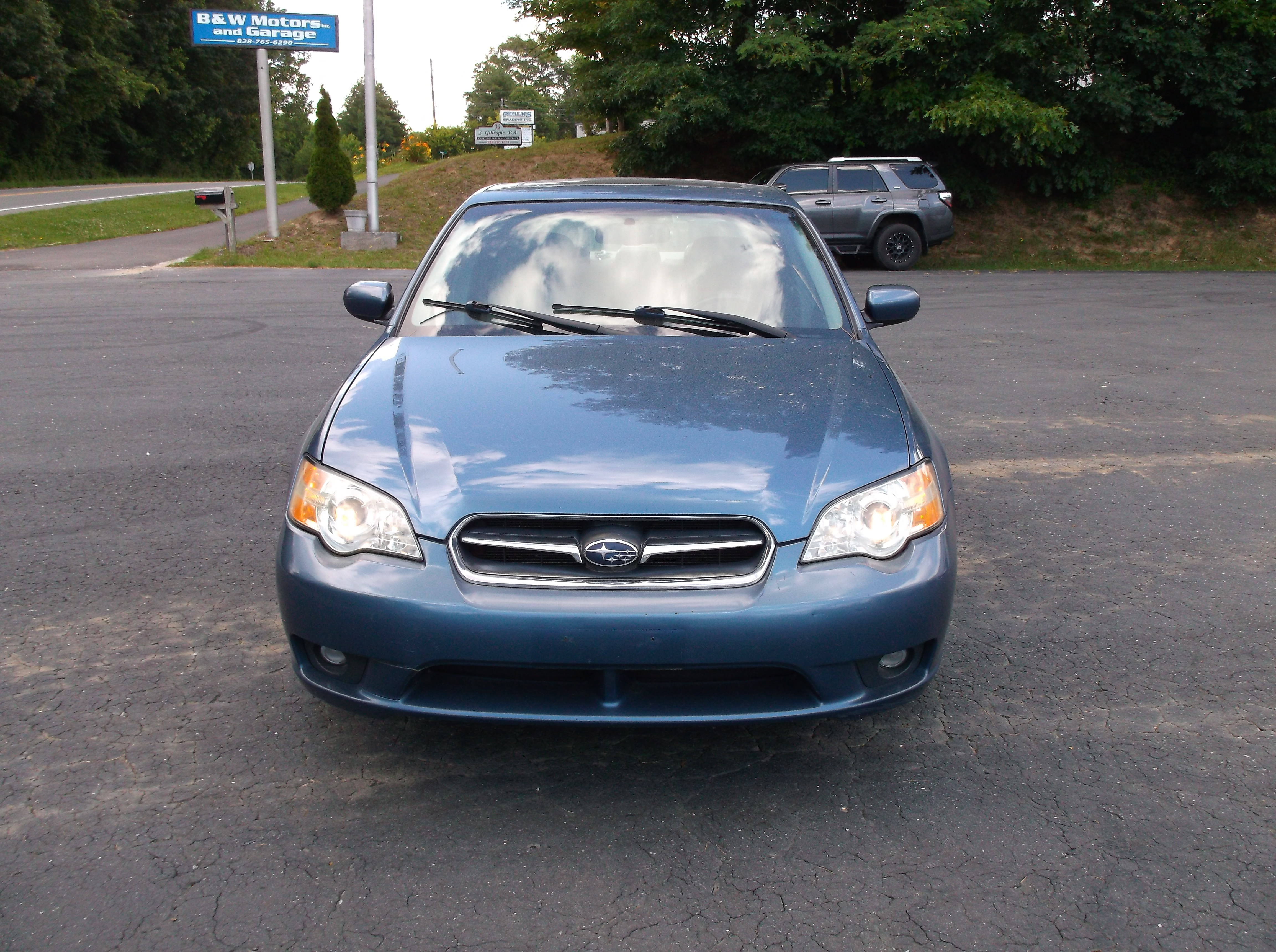 2006 Blue Subaru Legacy Sedan Profile