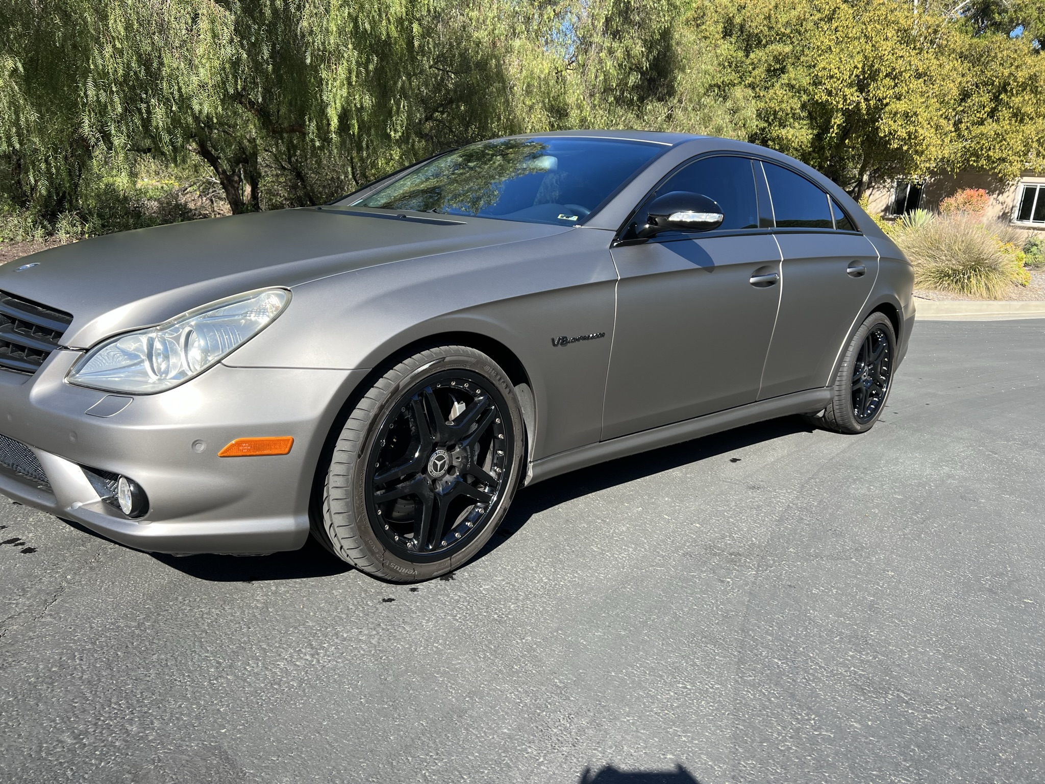 Mercedes Benz Cls 55 Amg Black Rims Black