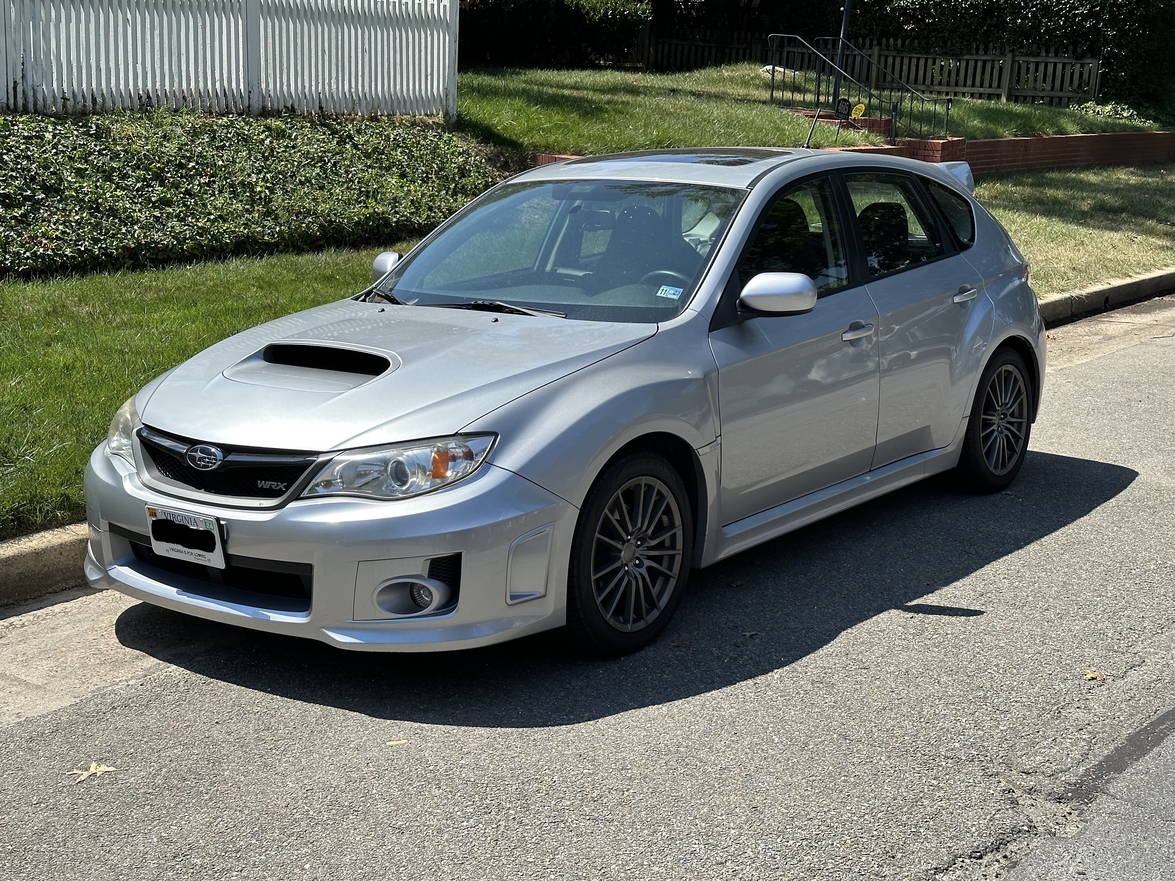 Ice Silver Sti Hatchback
