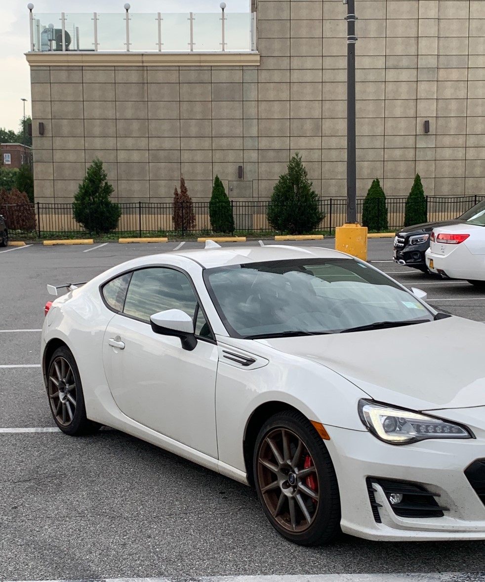 Subaru Brz White Black Rims
