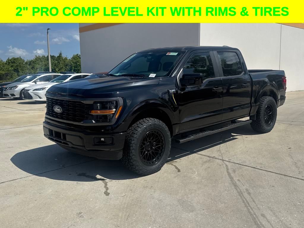New 2024 Ford F-150 STX DSI LEVELED & RIMS 4D SuperCrew in Kissimmee # ...