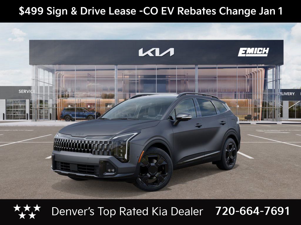 New Shadow Matte Gray 2026 Kia Sportage Plug-In Hybrid X-Line Prestige ...