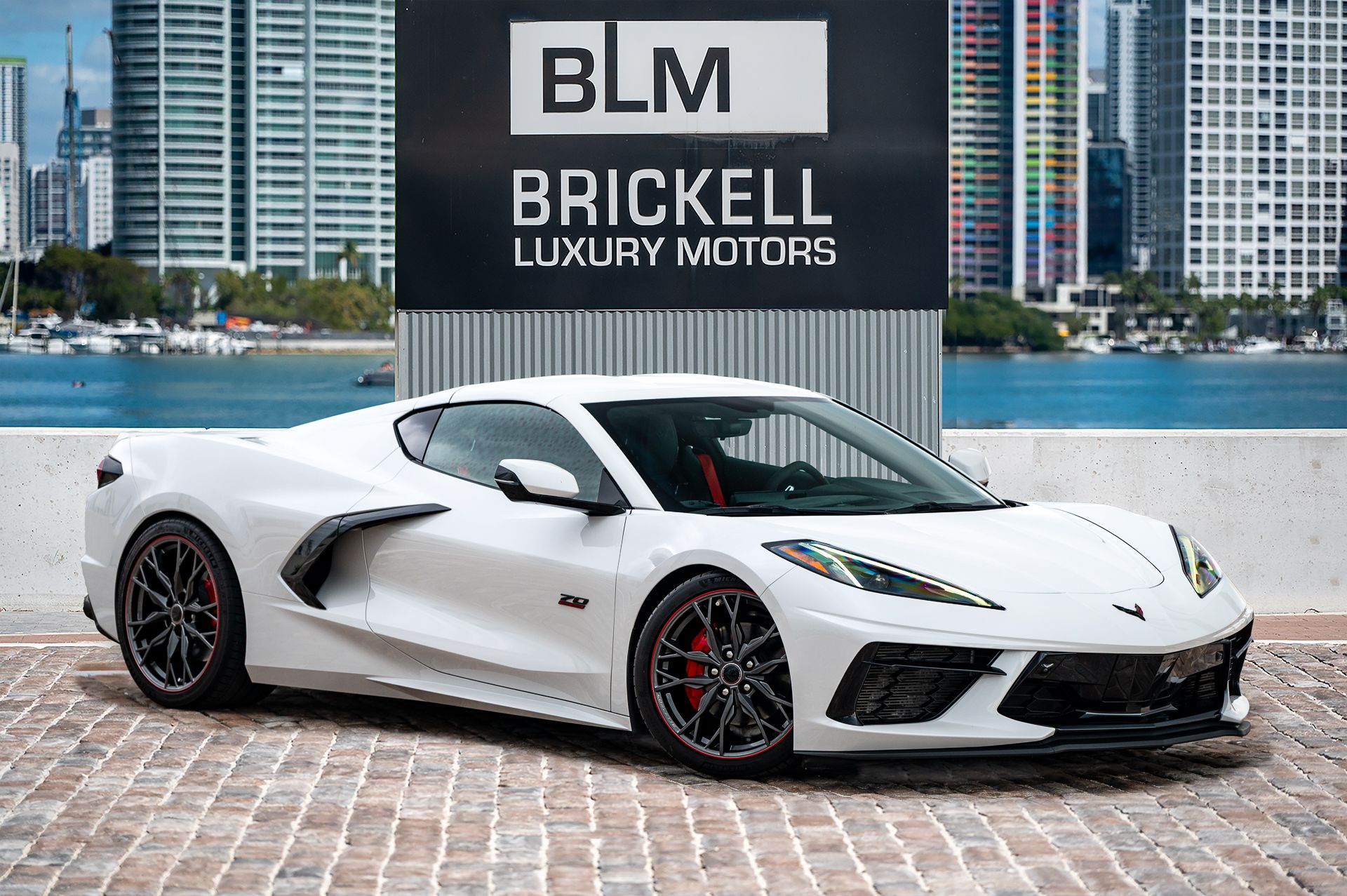 Used White Pearl Metallic Tricoat 2023 Chevrolet Corvette Stingray for ...